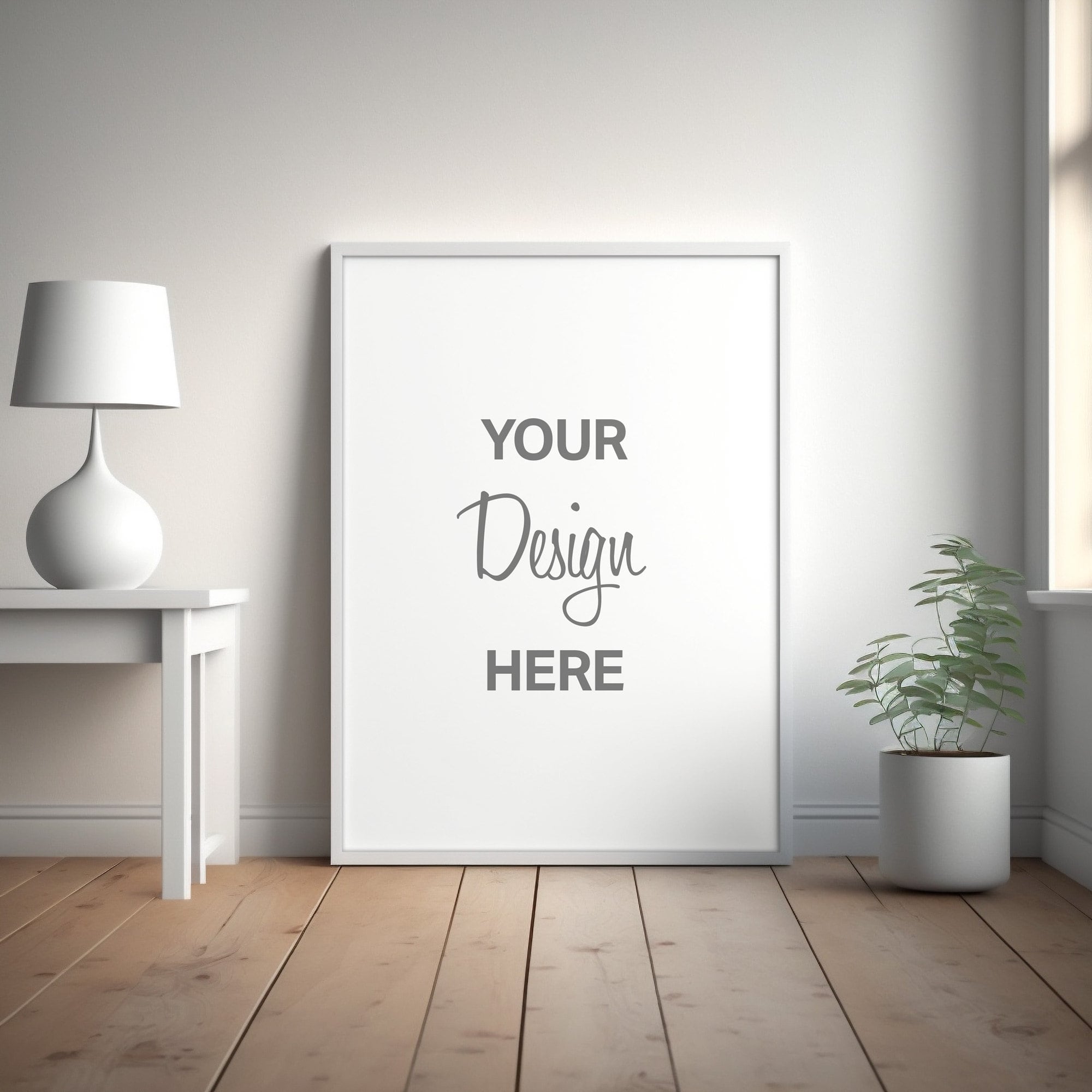 Frame Mock-up Minimalist Modern White Frame Mock Ups Bundle of - Etsy