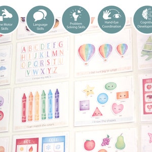 Busy Book Printable Toddler Activities Montessori Homeschool Resources ...