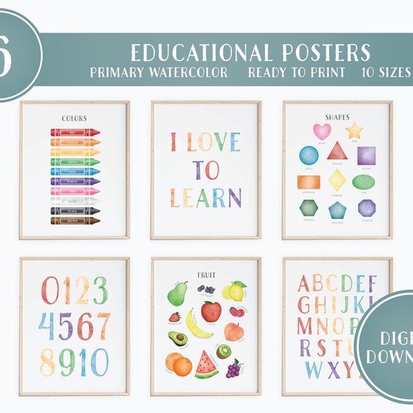 Educational Poster - Etsy