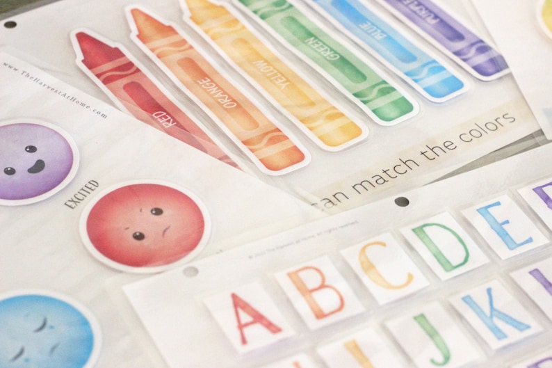 Busy Book Printable Toddler Activities Montessori Homeschool - Etsy