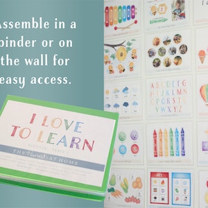 Busy Book Printable Toddler Activities Montessori Homeschool Resources ...