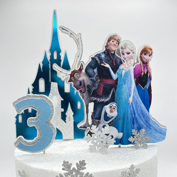 Frozen Cake Topper - Etsy