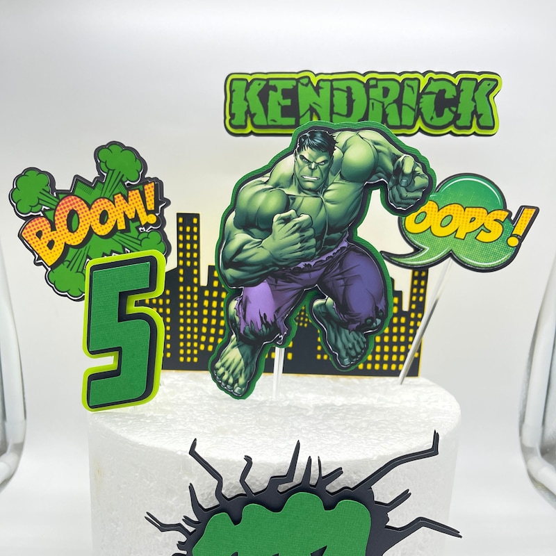 Hulk Cake Topper - Etsy
