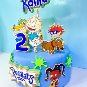 Nostalgic Rugrats Cake Topper for Kids Party Celebration - Etsy