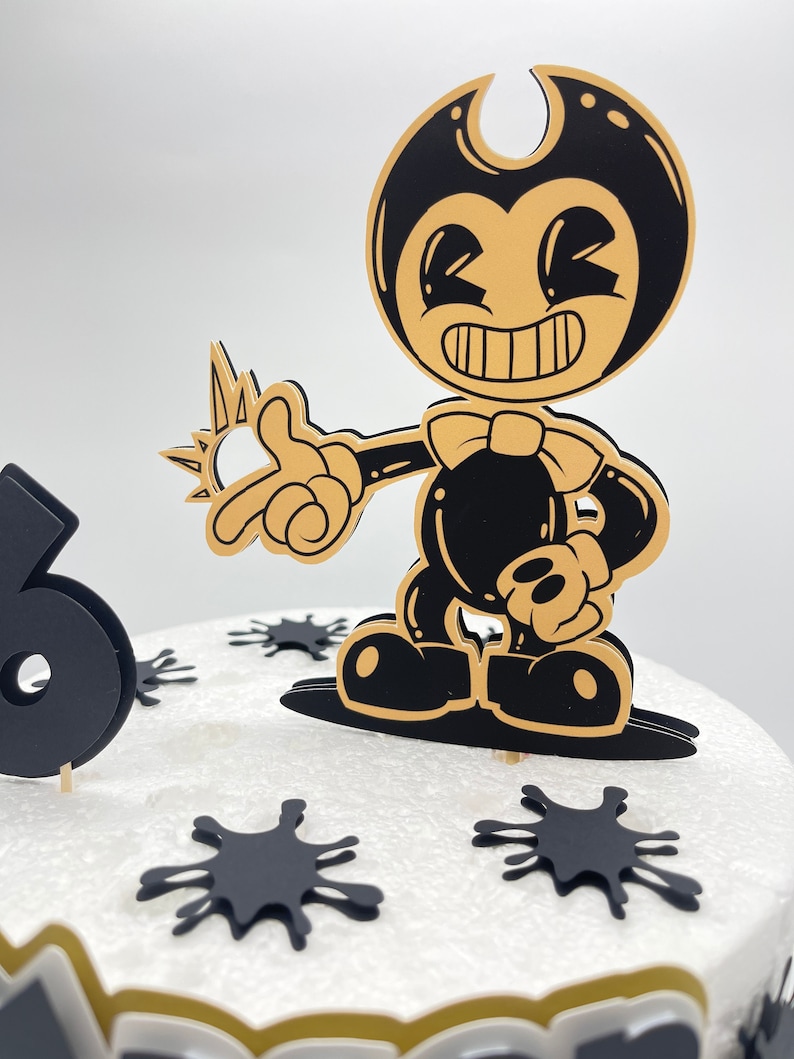 Bendy and the Ink Machine Cake Topper Beepaper Exclusive - Etsy