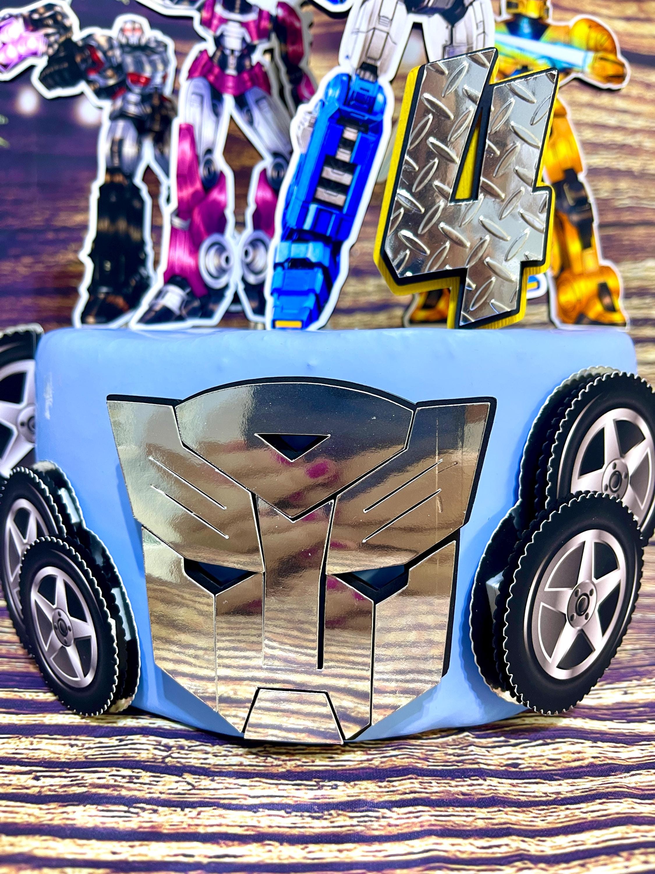 Transformers Cake Topper: Optimus Prime, Bumblebee, Personalized ...