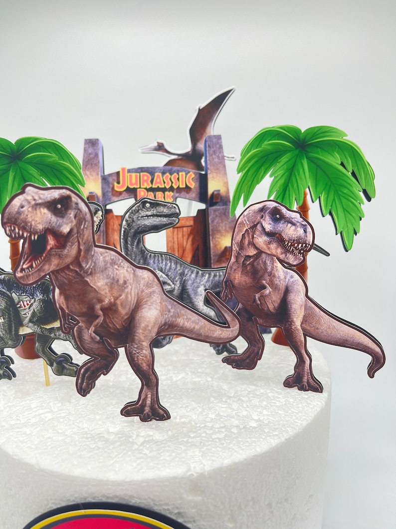 Jurassic Dinosaur Cake Topper Dinosaur Cake Topper - Etsy
