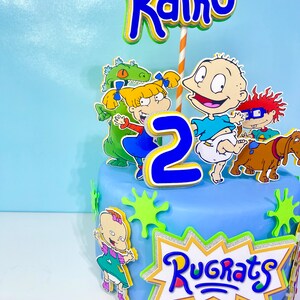 Nostalgic Rugrats Cake Topper for Kids Party Celebration - Etsy