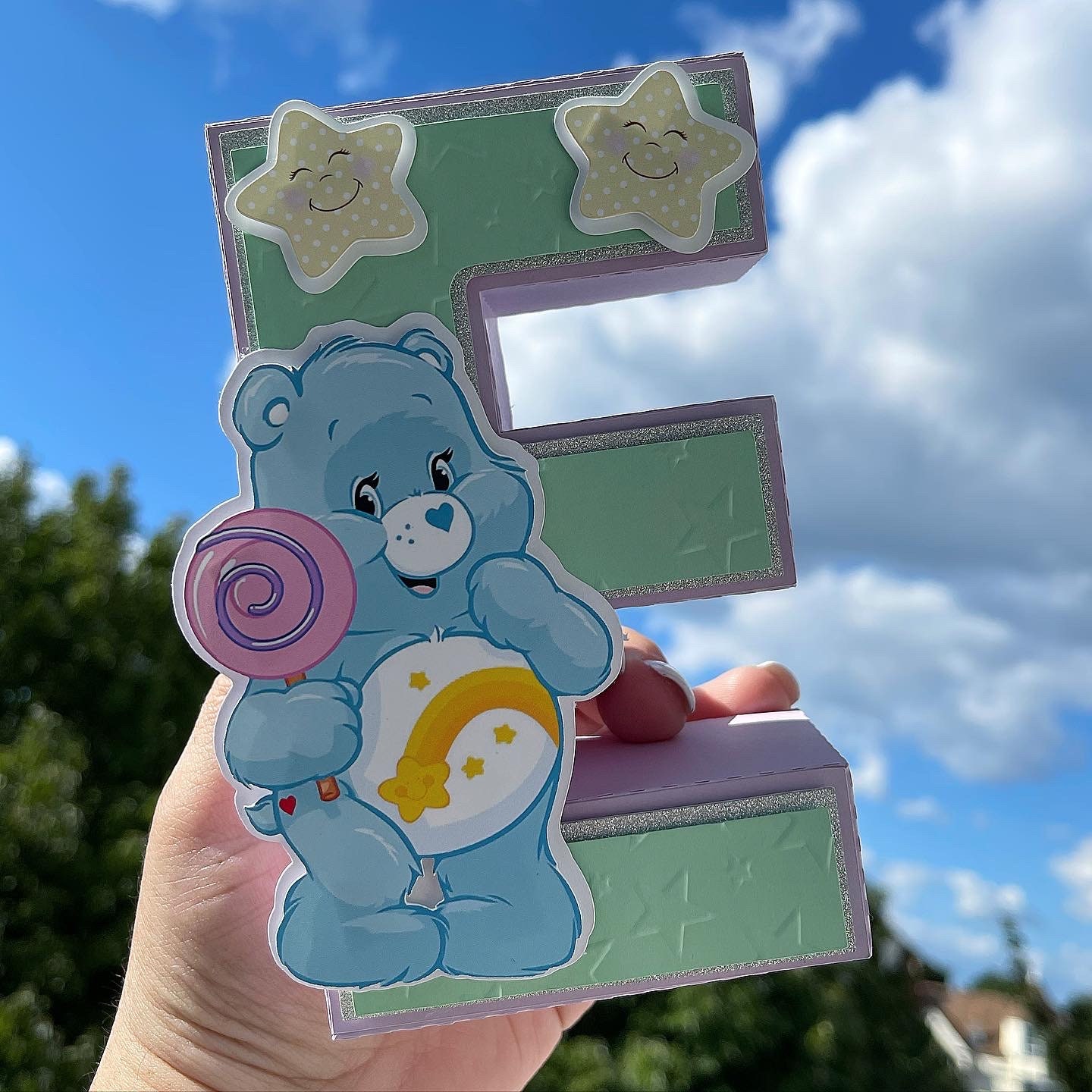 3D Letter Care Bears Care Bears Letters Care Bears Theme - Etsy Canada