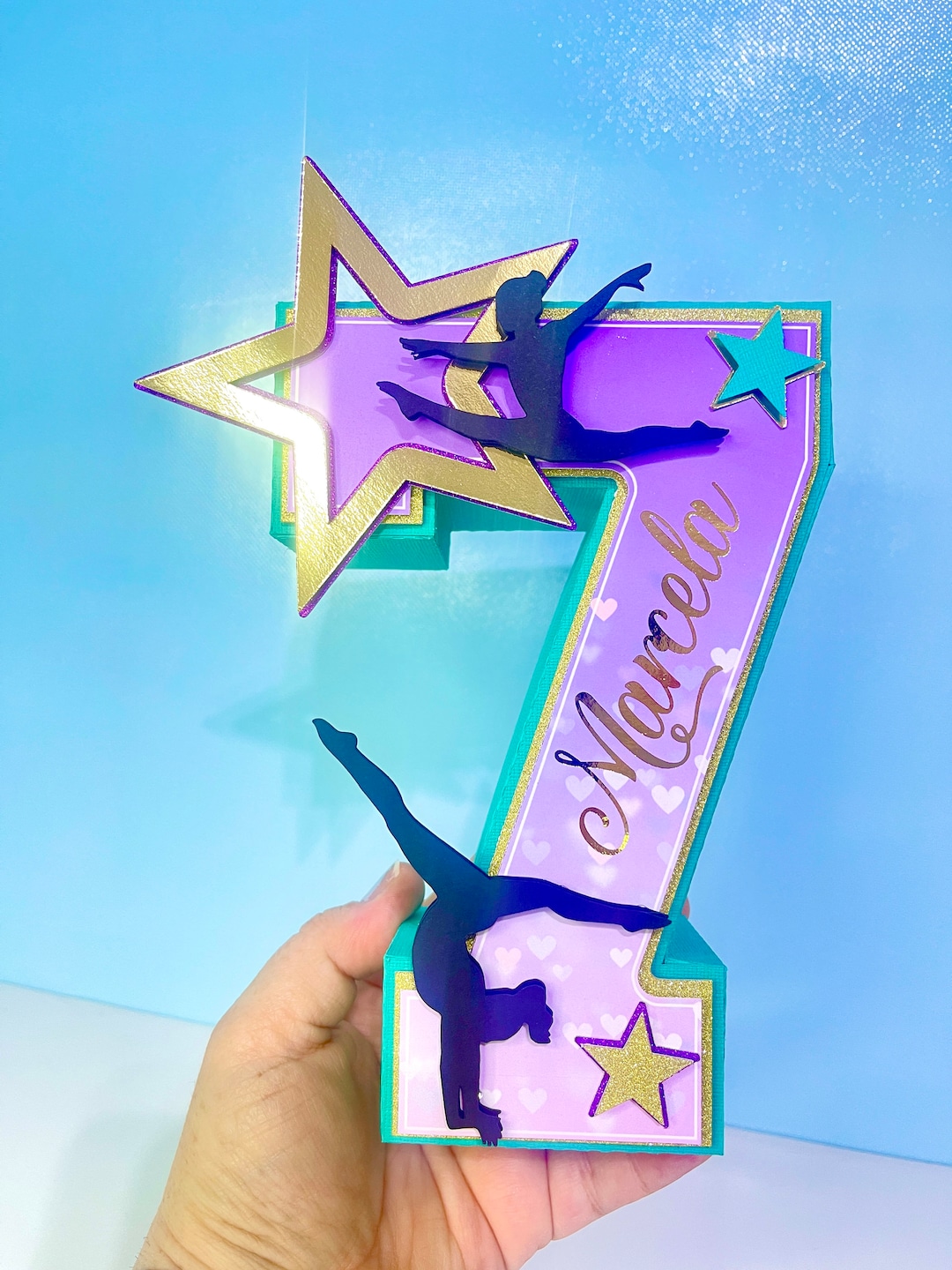 Gymnastics Party Decorations Gymnastics 3D Letter or Number Gymnastics ...