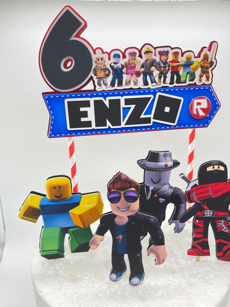 Roblox Cake Topper - Etsy