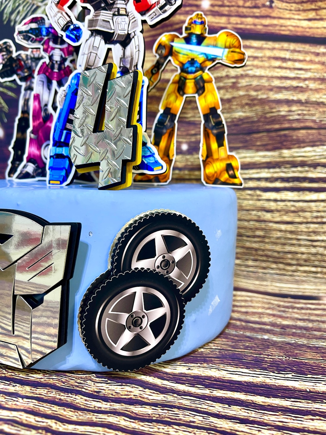Transformers Cake Topper: Optimus Prime, Bumblebee, Personalized ...
