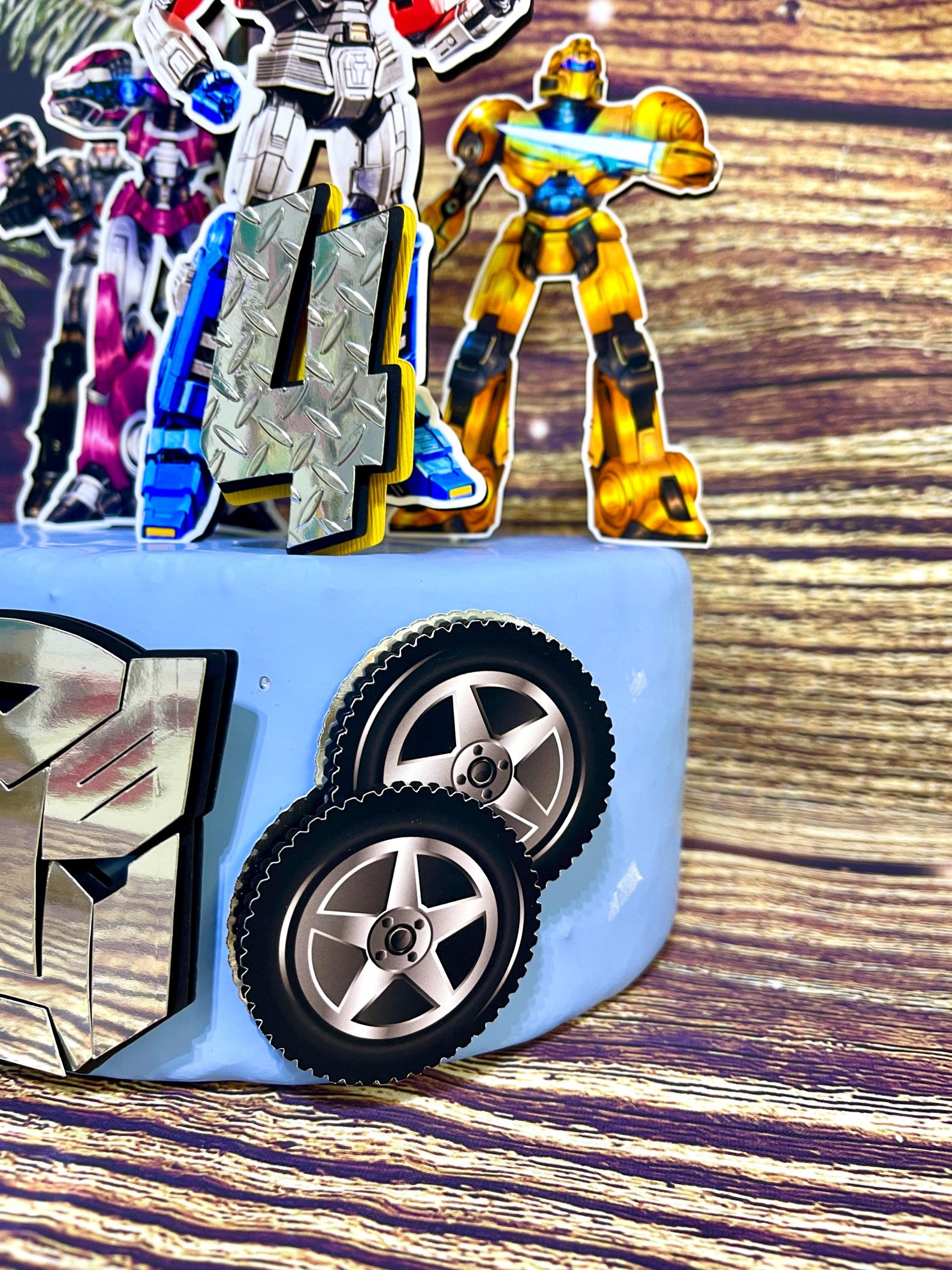 Transformers Cake Topper: Optimus Prime, Bumblebee, Personalized ...
