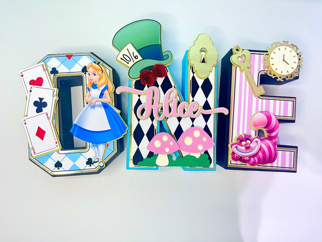 Alice in Wonderland Decor Alice in Wonderland Decoration Alice in ...