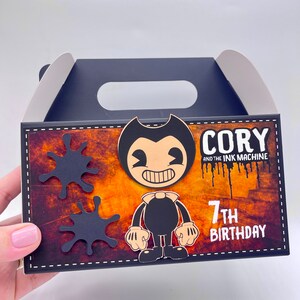 Bendy and the Ink Machine Gable Box - Favor Box - Gift Box - Etsy