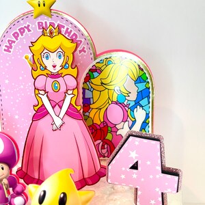 Princess Peach Cake Topper - Etsy