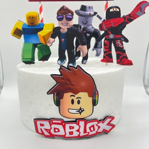 Roblox Cake Topper - Etsy