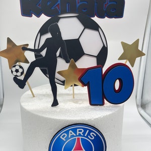 PSG Cake Topper - PSG Party Decoration - PSG Birthday - Etsy