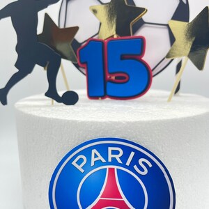 PSG Cake Topper - PSG Party Decoration - PSG Birthday - Etsy
