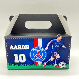Personalized PSG Gable Box – Paris Saint-german Soccer Party Favor - Etsy