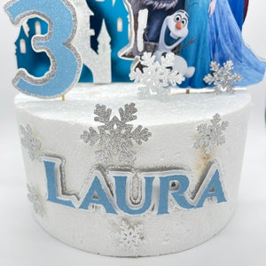Frozen Cake Topper - Frozen Birthday Party - Etsy
