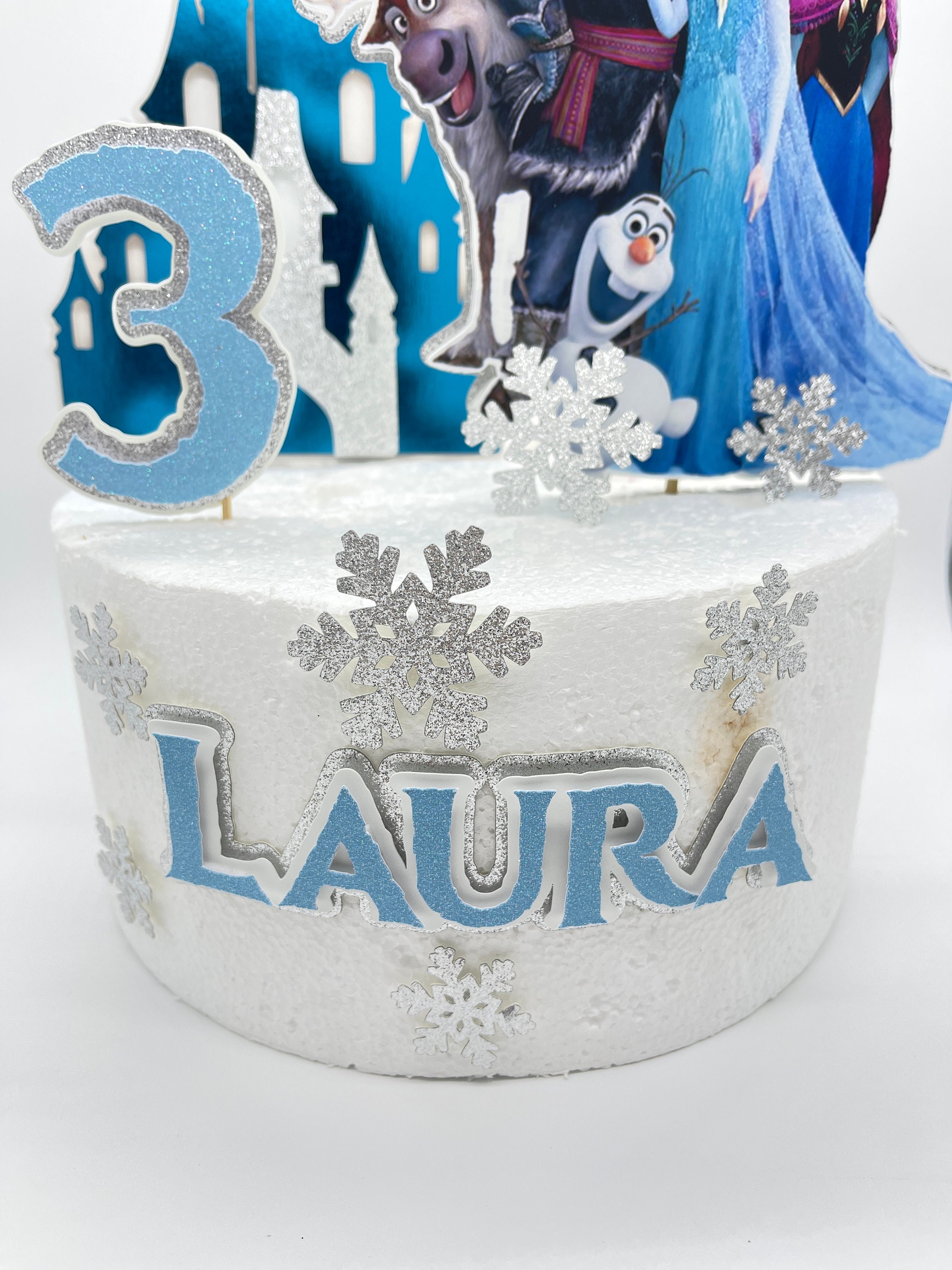 Frozen Cake Topper Frozen Birthday Party - Etsy UK