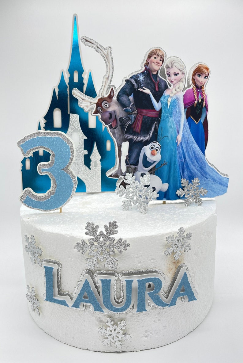 Frozen Cake Topper Frozen Birthday Party - Etsy