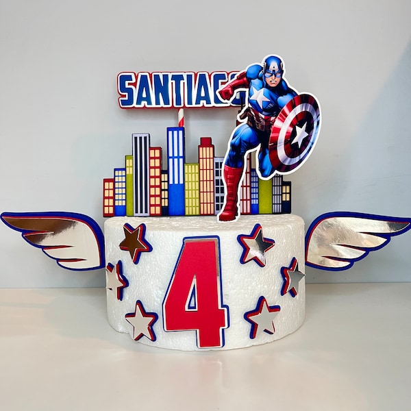 American Cake Topper - Etsy