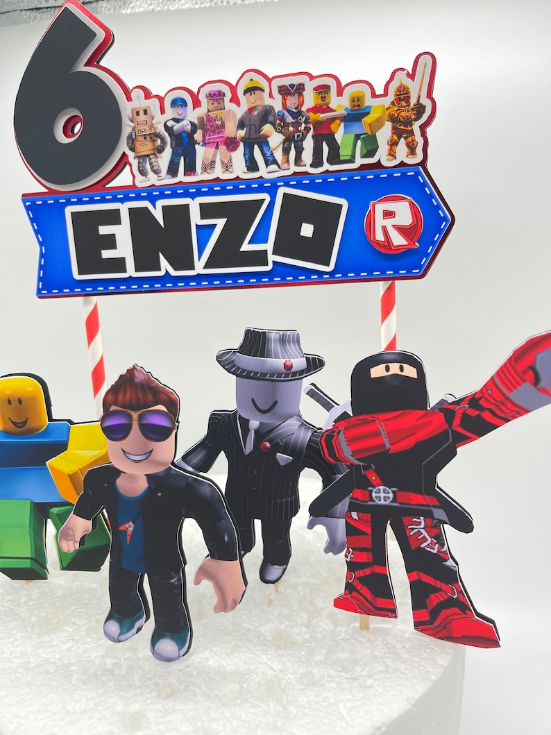 Roblox Cake Topper - Etsy