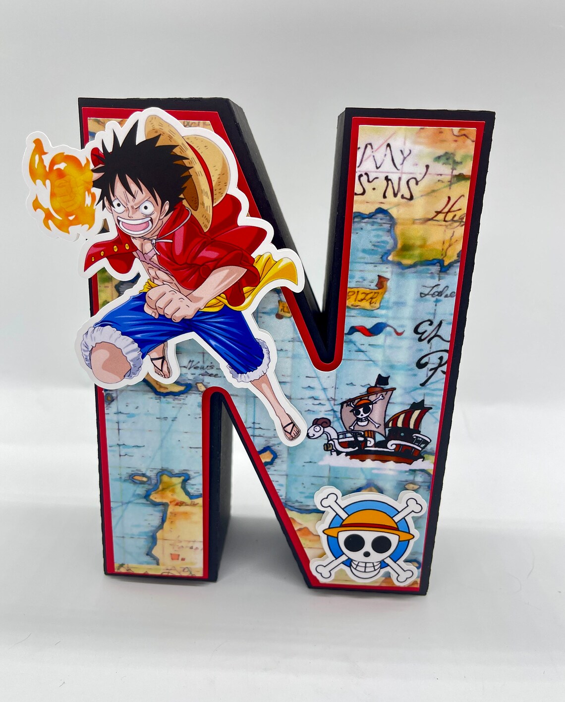 Anime 3D Letters Anime Party Decor Anime Birthday - Etsy
