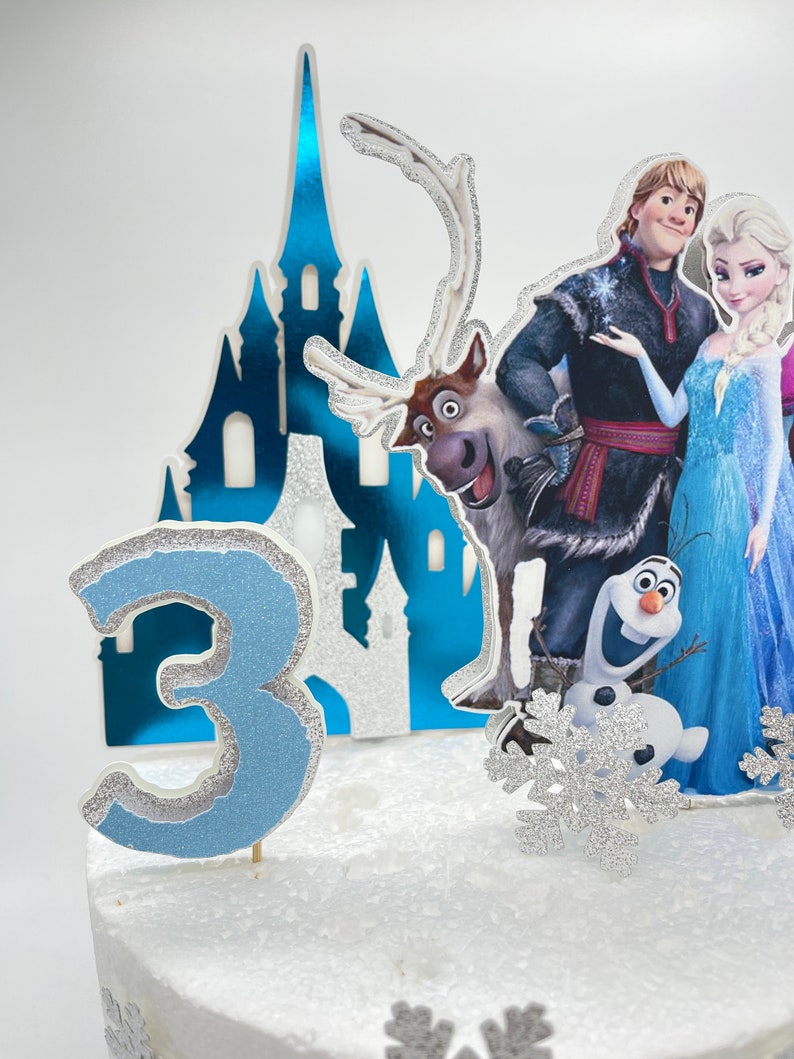 Frozen Cake Topper Frozen Birthday Party - Etsy