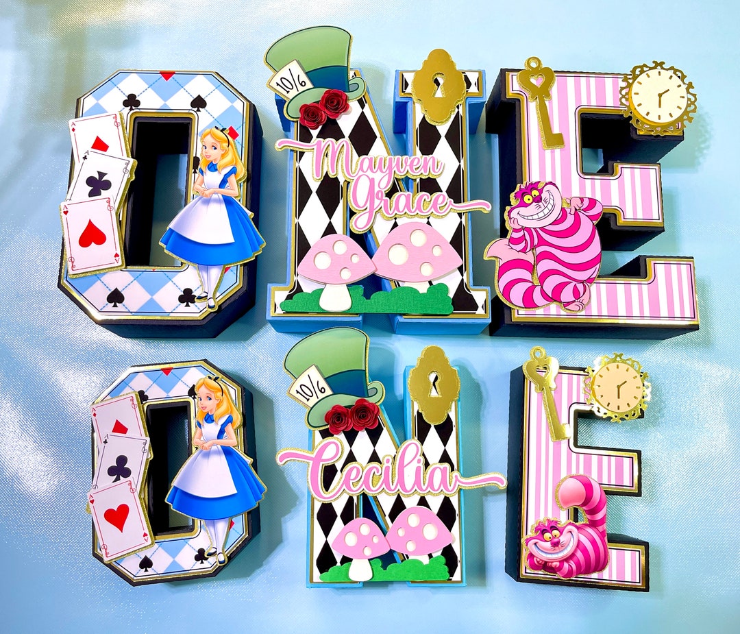 Alice in Wonderland Decor Alice in Wonderland Decoration Alice in ...