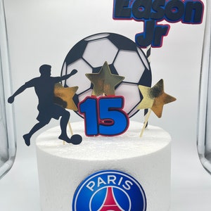 PSG Cake Topper - PSG Party Decoration - PSG Birthday - Etsy