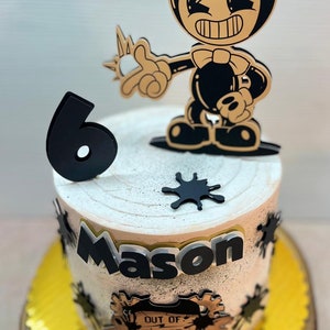 Bendy and the Ink Machine Cake Topper - Beepaper Exclusive Design - Etsy