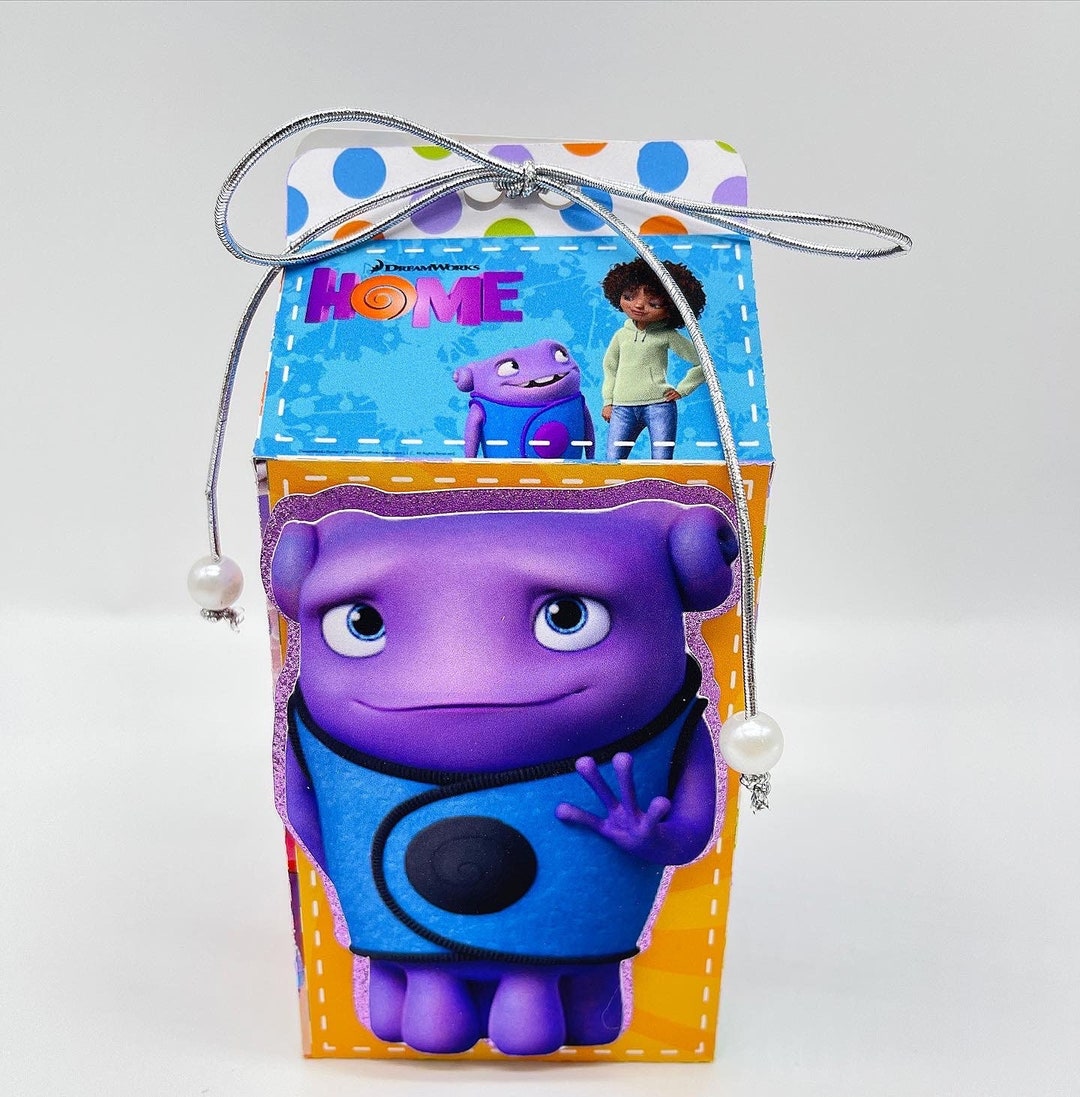 Boov Milk Box - Oh Home Movie Favor Box - Boov Party Decor - Etsy