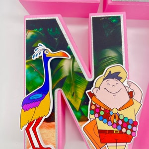 Pixar UP Movie Letter 3D - UP Party Decor - Etsy