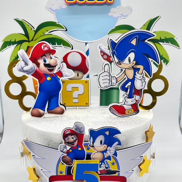 Sonic Cake Decorations - Etsy