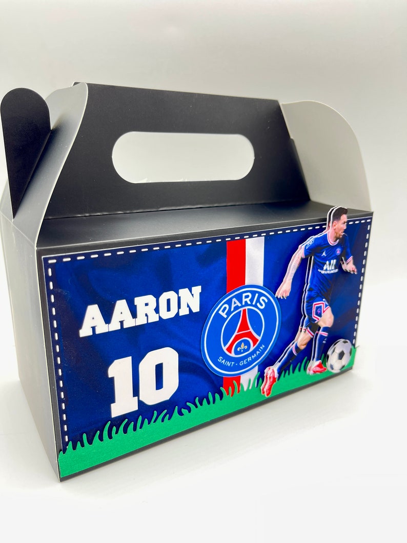 PSG Gable Box PSG Soccer Gift Box PSG Party - Etsy