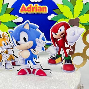 Sonic Cake Topper Sonic Birthday - Etsy