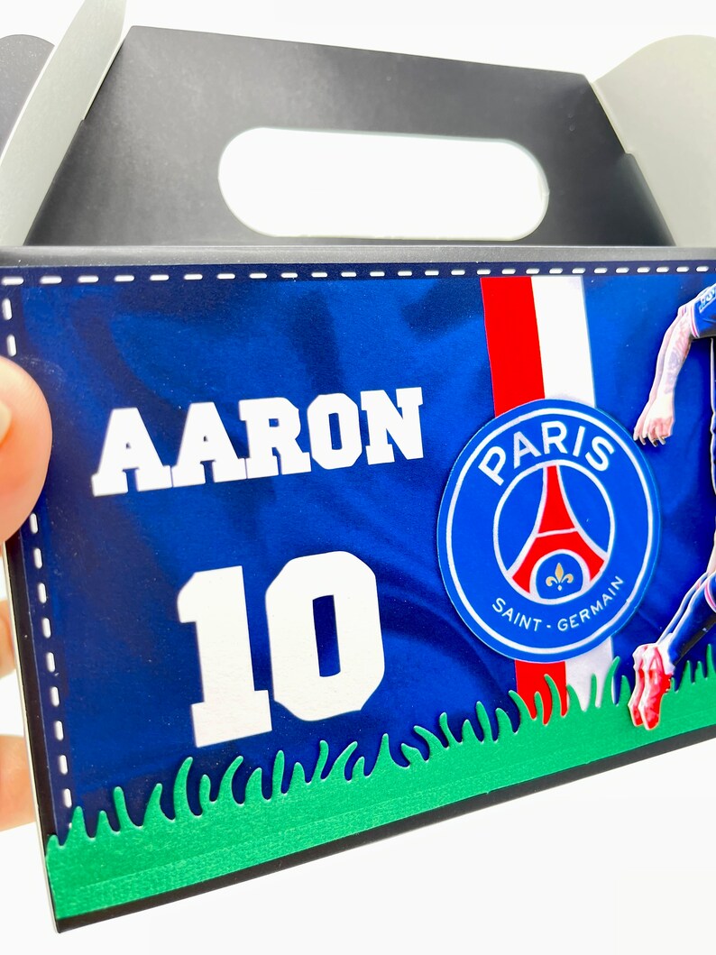 PSG Gable Box PSG Soccer Gift Box PSG Party - Etsy