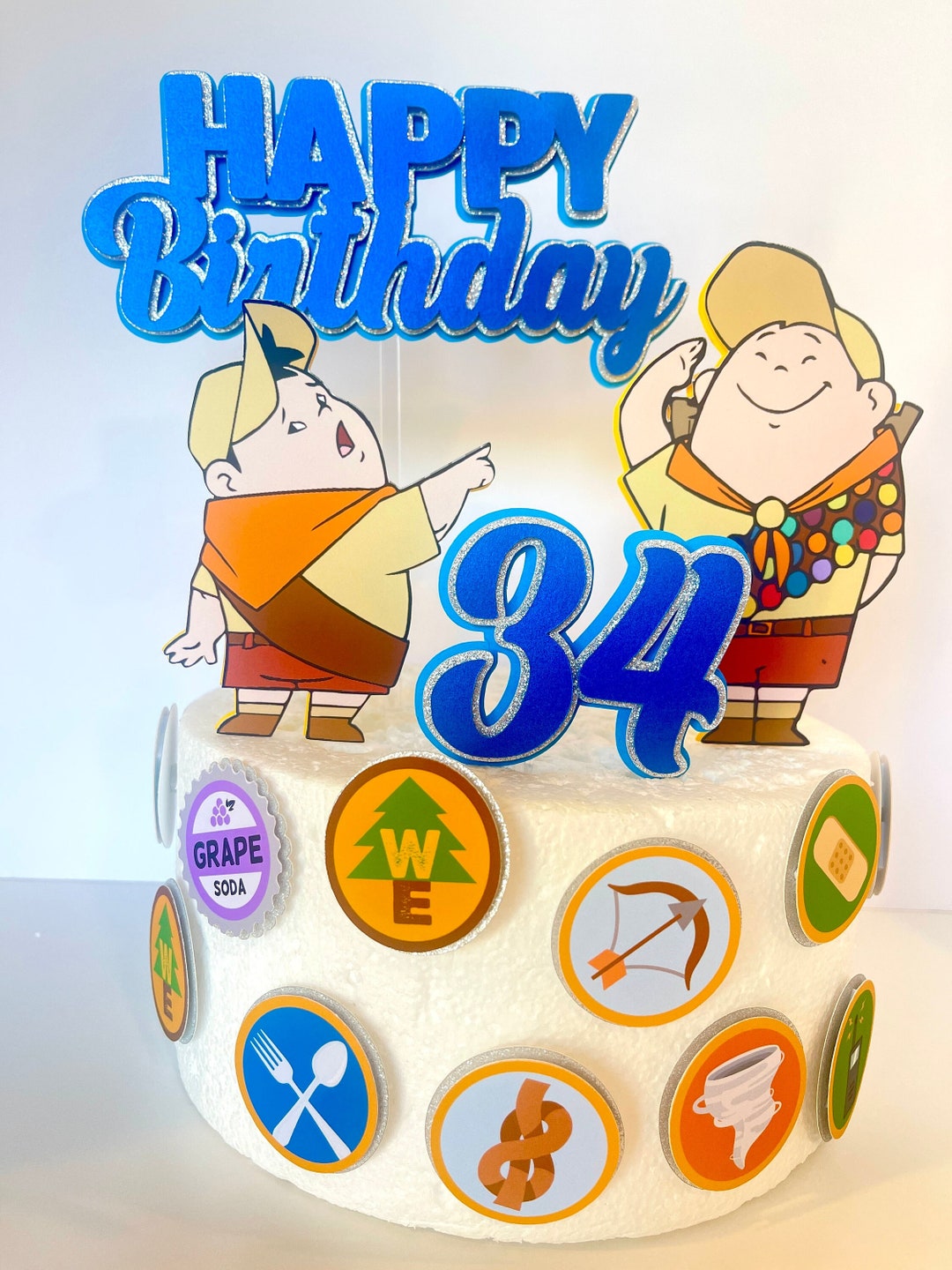 Russell up Movie Cake Topper - Etsy