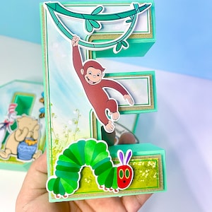 Storybook 3D Letters for Baby Birthdays and Parties - Etsy