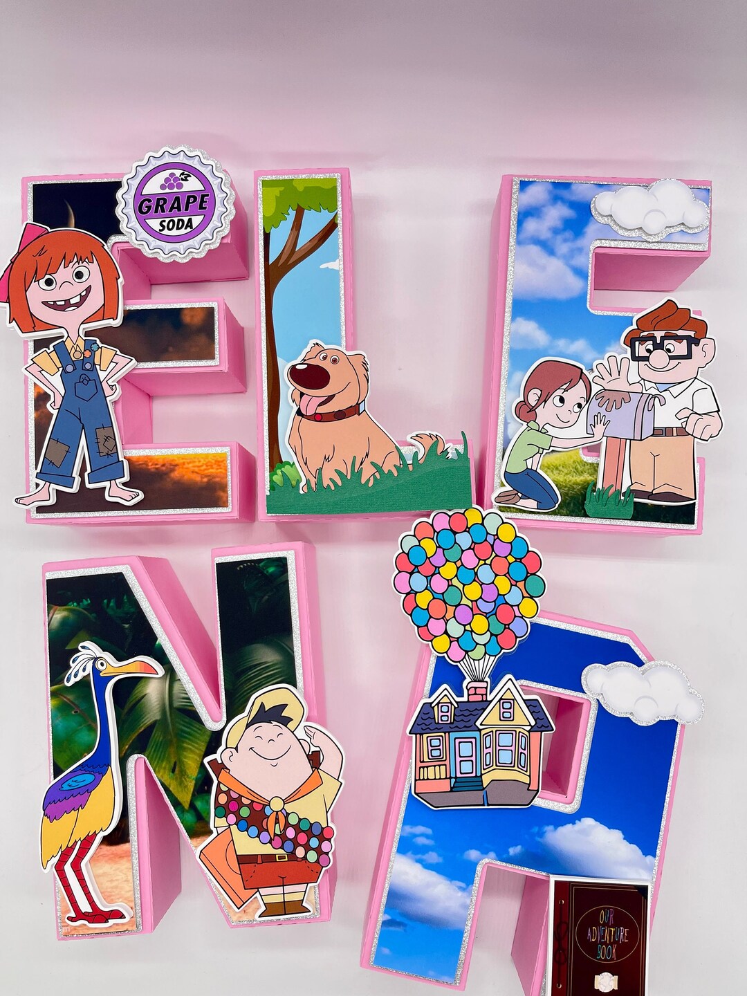 Pixar UP Movie Letter 3D UP Party Decor - Etsy