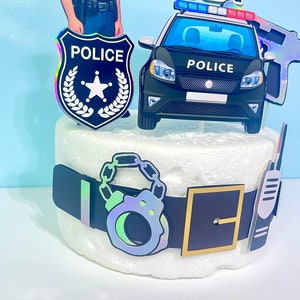 Police Officer Cake Topper Police Cake Topper Police Officer Birthday ...