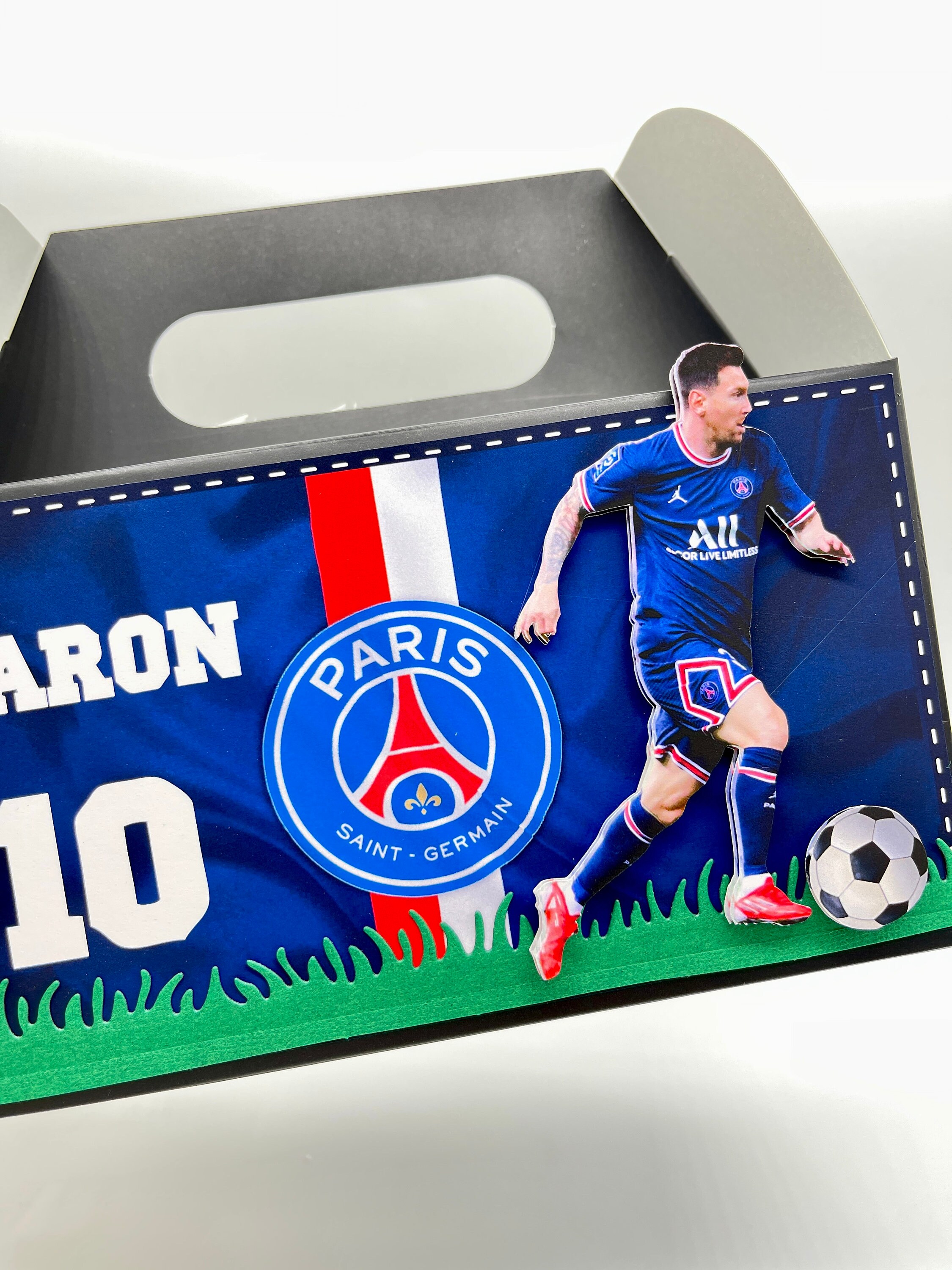Personalized PSG Gable Box – Paris Saint-german Soccer Party Favor - Etsy
