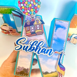 Pixar UP Movie Letter 3D - UP Party Decor - Etsy