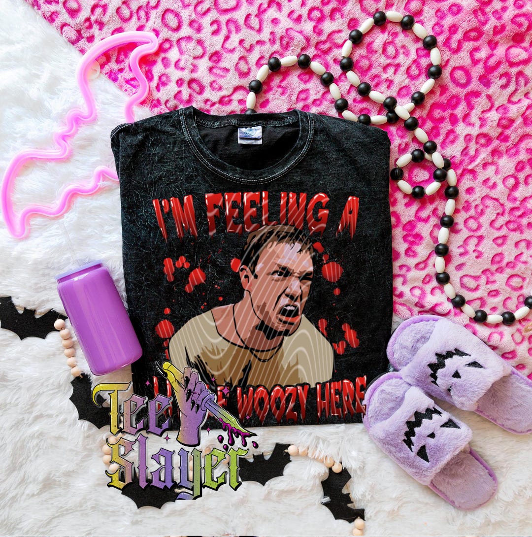 I'm Feeling a Little Woozy Here, Hand Drawn & Hand Dyed T-shirt, Stu ...