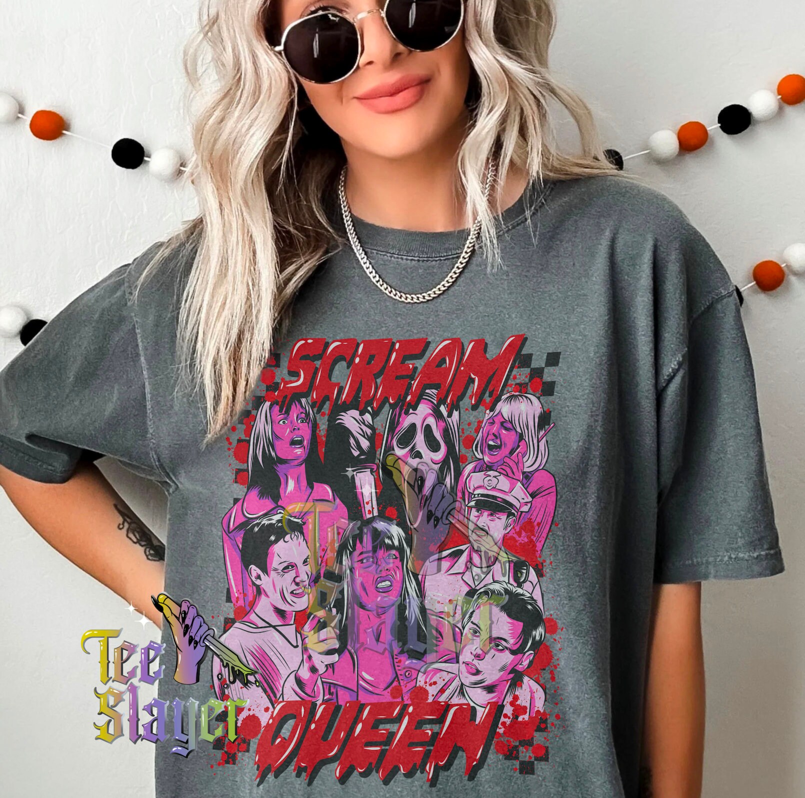 Scream Shirt Ghostface Shirt Scream Queen Shirt - Etsy