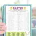 Easter Word Search, Themed Party Games, Printable Word Search Game for ...