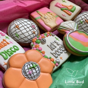 Last Disco Bachelorette Party Cookies, Groovy Bachelorette, Bridal ...